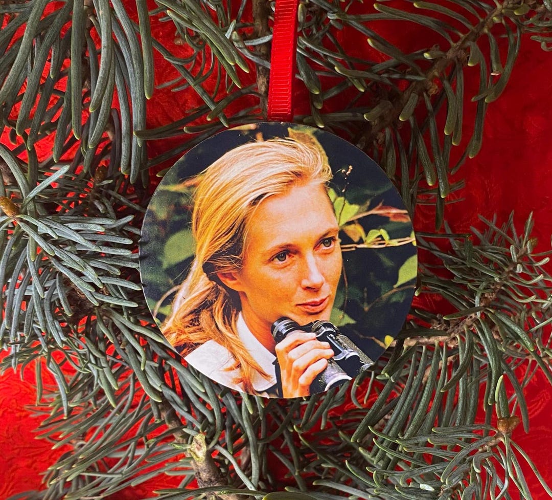 Jane Goodall Christmas Ornament: Custom Laser Engraved Gift - Etsy