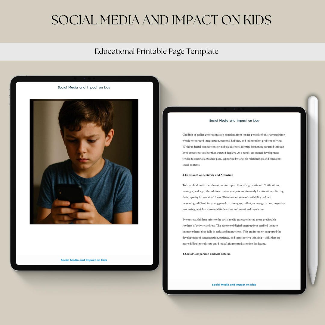 Social Media and Impact on Kids Guide | Digital Safety for Children ...