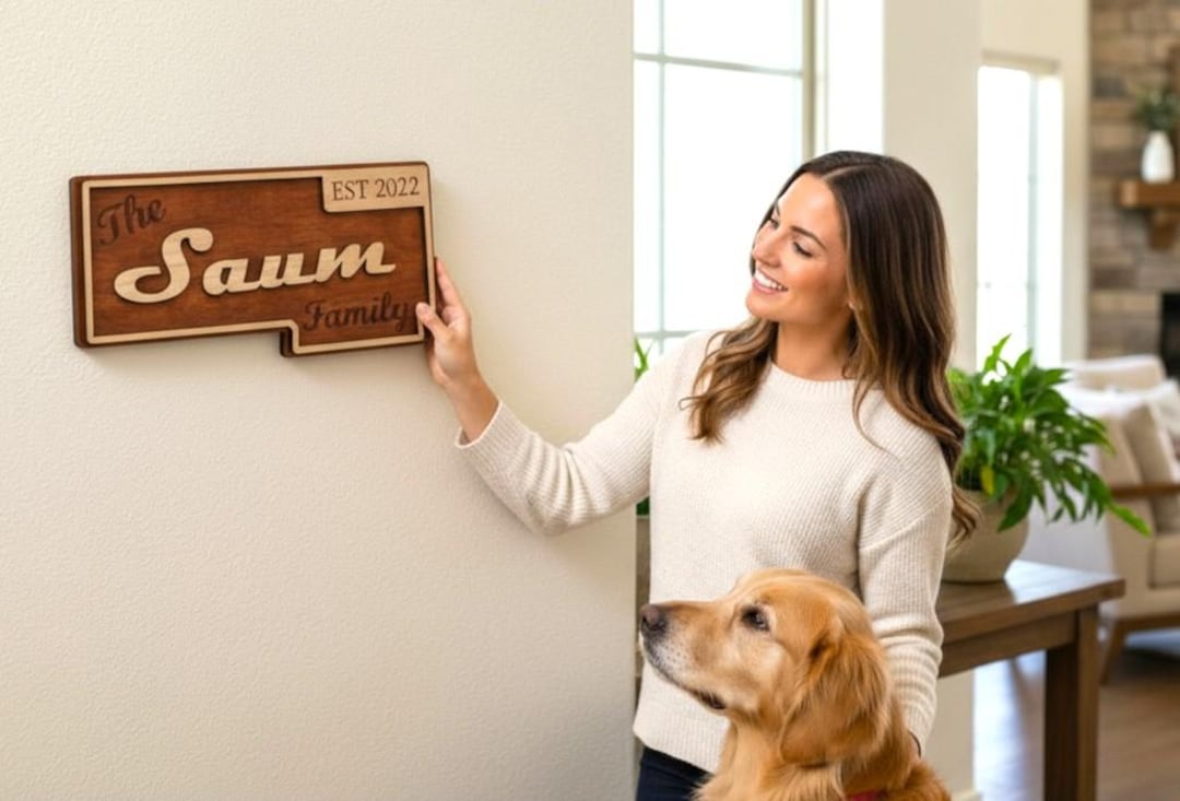 Custom Last Name Sign, Wedding Family Name Sign, Wooden Family Name ...