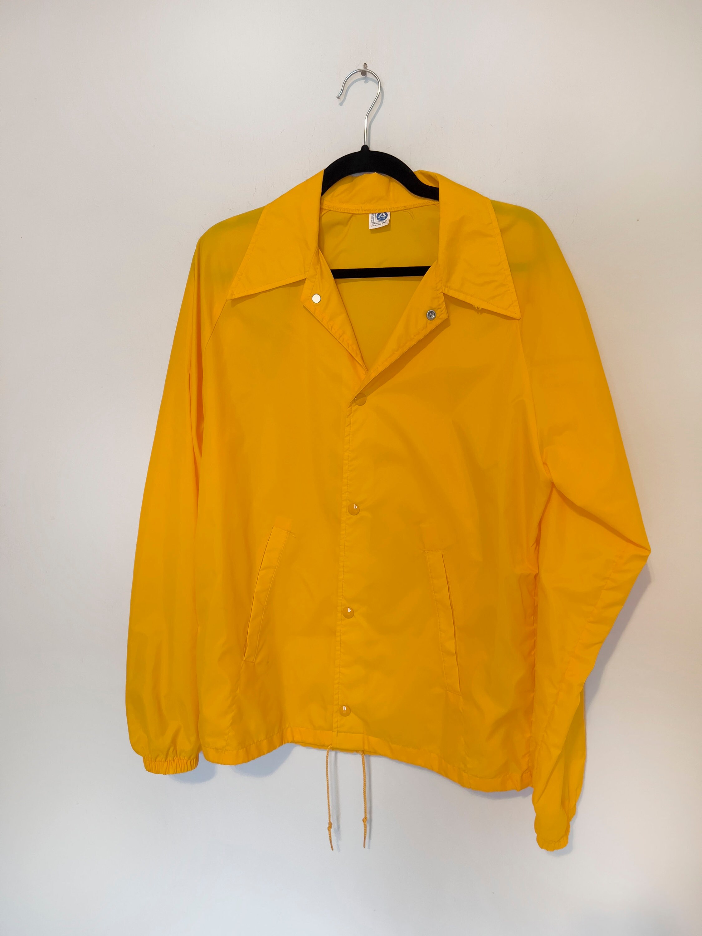 Vintage Clothing, Unisex Clothing, Vintage 1980s Unisex Yellow ...