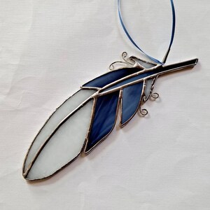Spirit Feather, Stained Glass Feather Suncatcher, Native American ...
