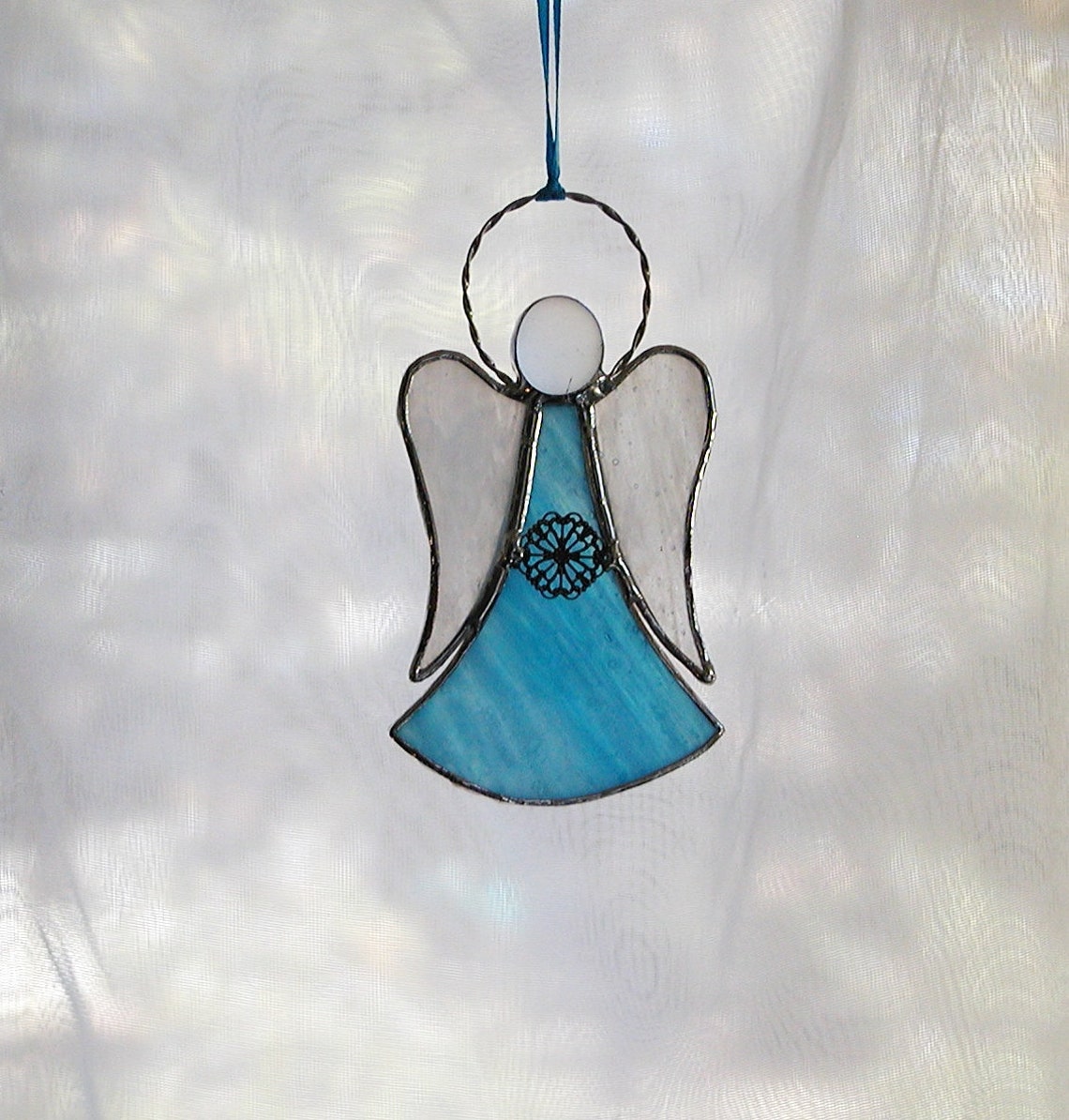 Stained Glass Angel Suncatcher Decorative Window Angel | Etsy