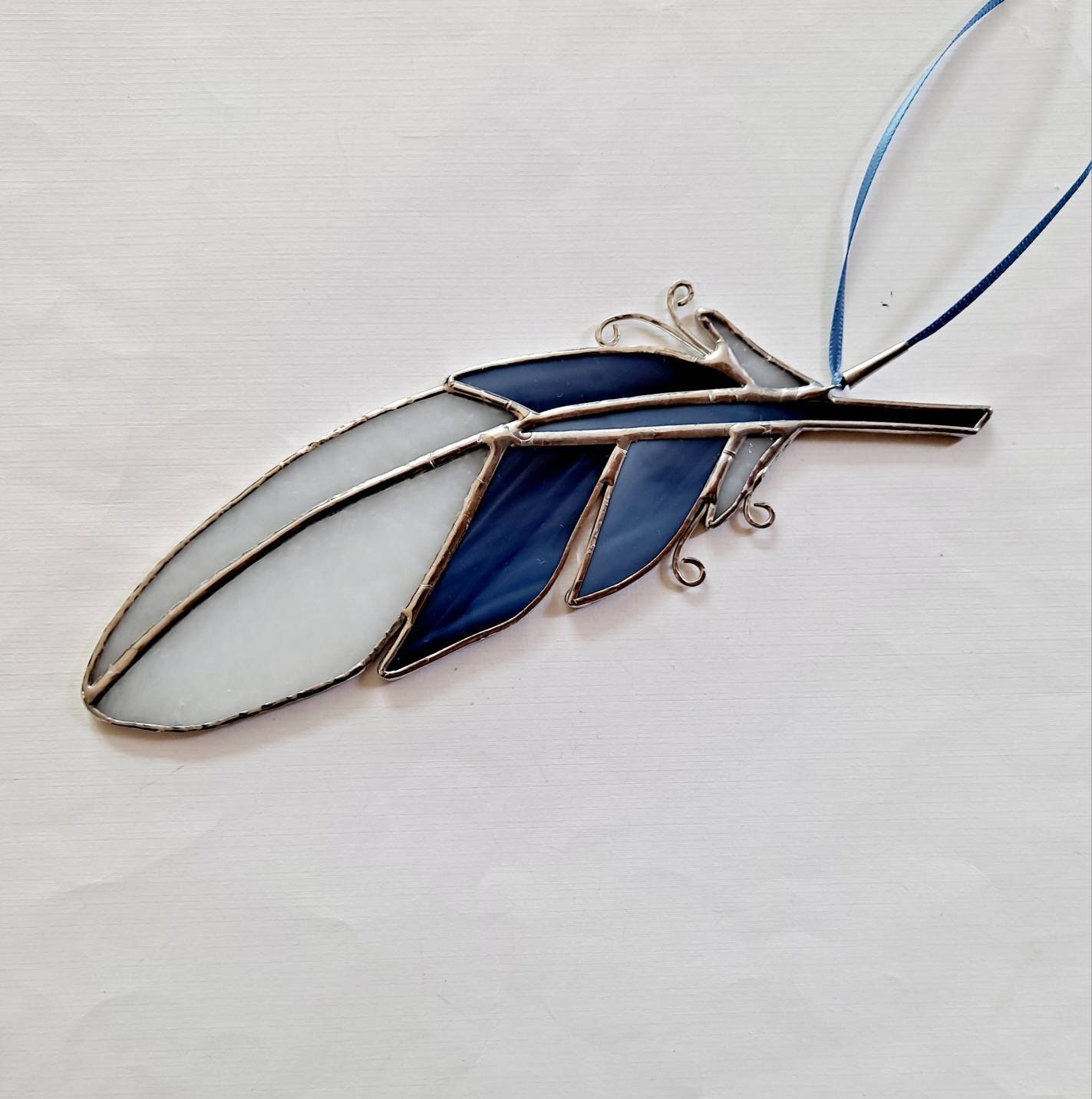Spirit Feather, Stained Glass Feather Suncatcher, Native American ...