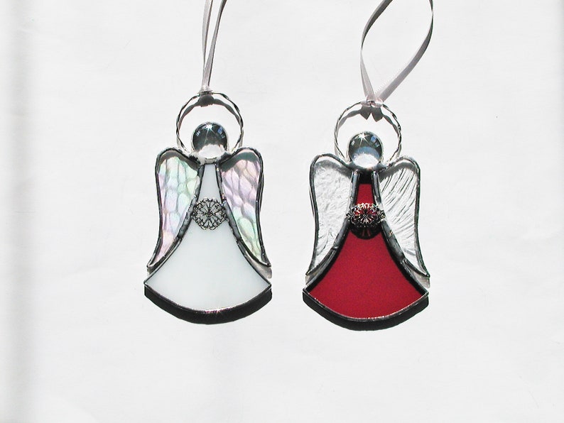 Stained Glass Angel Suncatcher Decorative Window Angel | Etsy