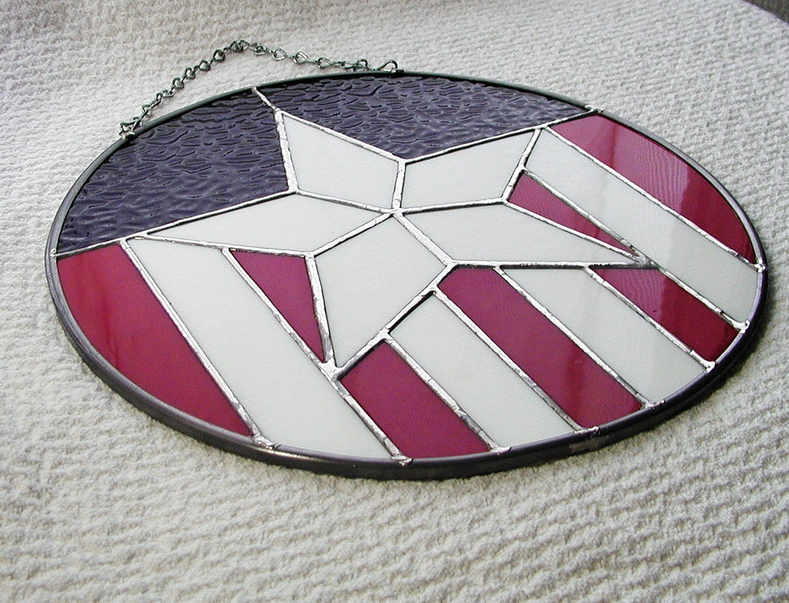 Stars/stripes Suncatcher USA Proud Window Decor Handmade - Etsy