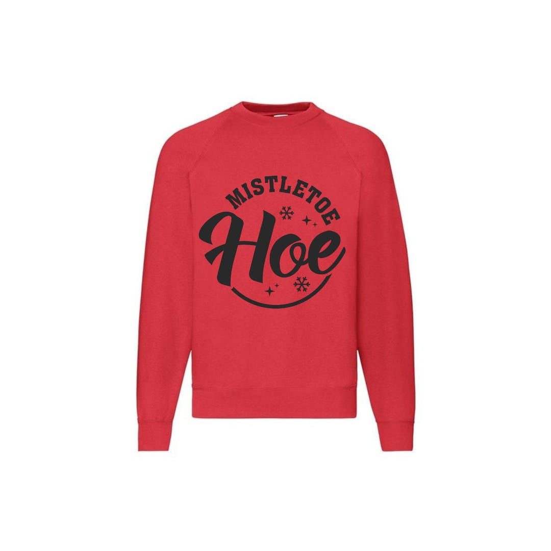 Mistletoe Hoe Christmas Jumper - Etsy