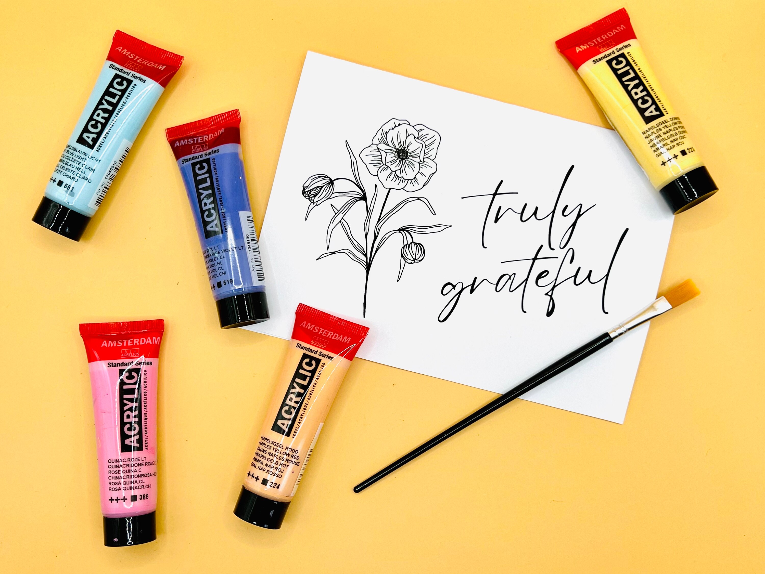 PRINTABLE Thank You Card Color Your Own Thank You Card Digital File ...