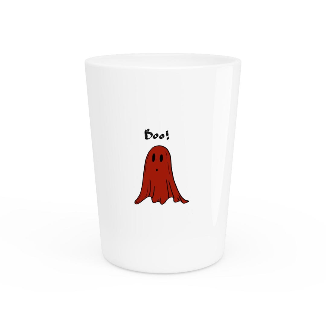 Halloween Ghost Shot Glass: Spooky Party Barware Gift - Etsy