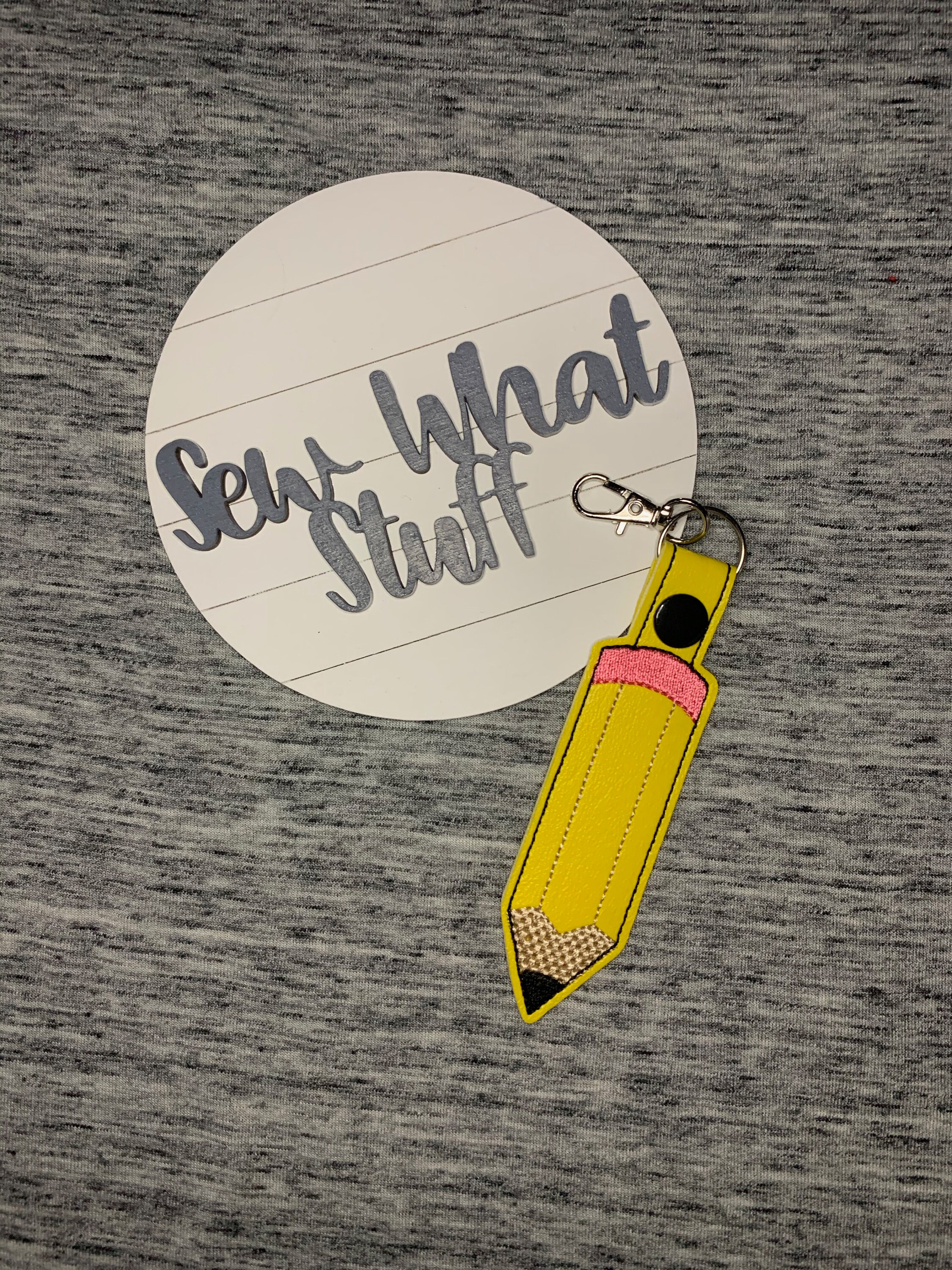 Pencil Shaped Key Fob/zipper Pull - Etsy