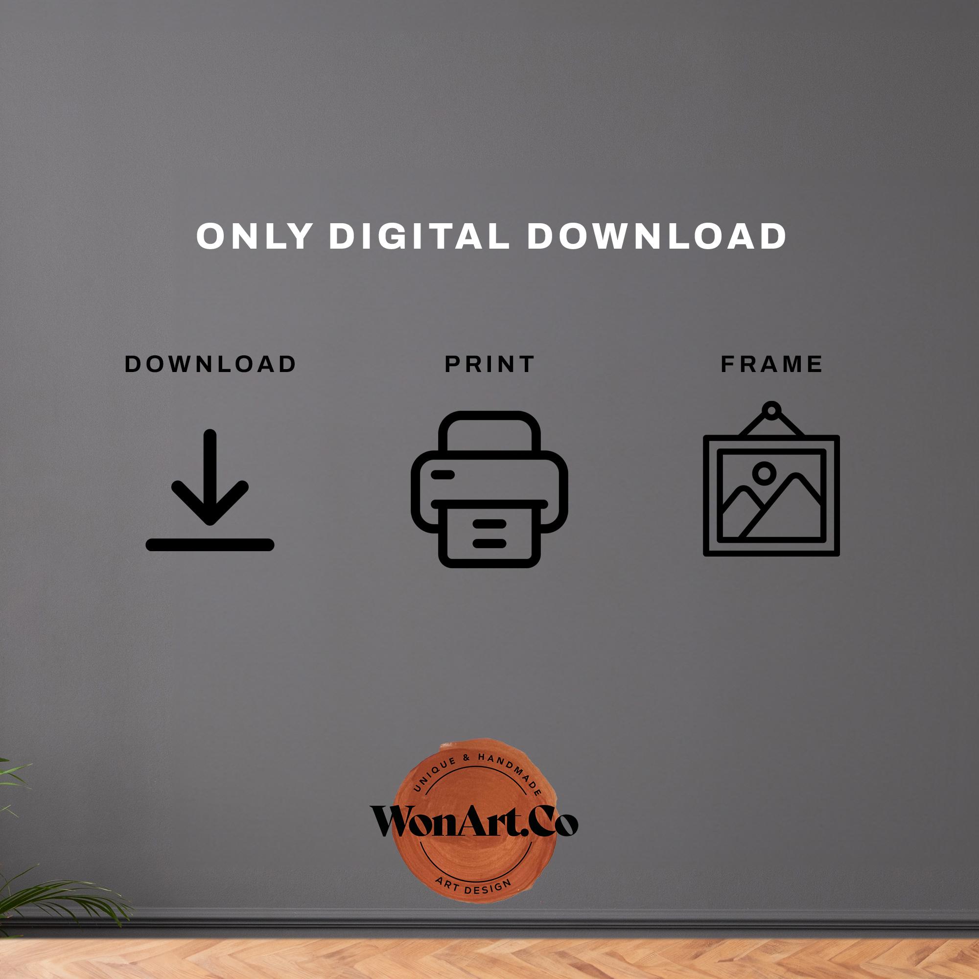 Music Quote Digital Poster – Piano and Vinyl Wall Art With Retro Jazz ...