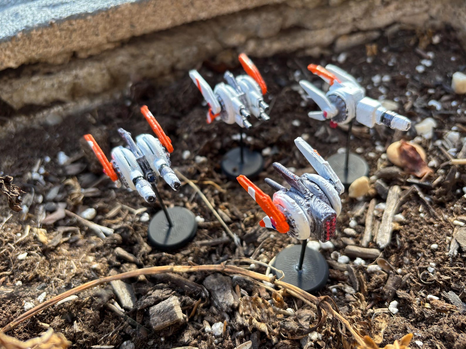 Thal Army Drone Proxies | 3D Printed Miniatures, 28mm Sci-fi (4 Drone ...