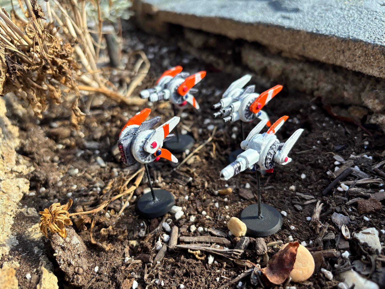 Thal Army Drone Proxies | 3D Printed Miniatures, 28mm Sci-fi (4 Drone ...
