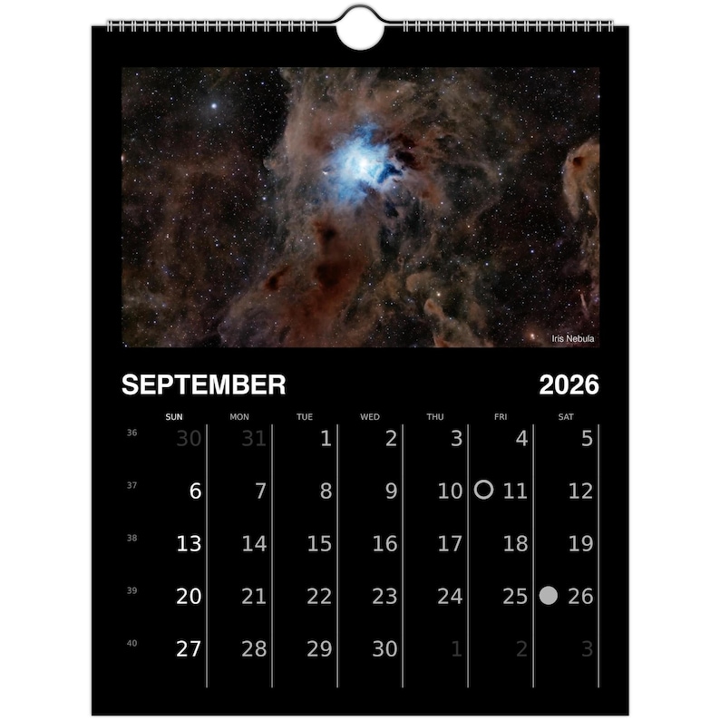 Astrophotography Calendar 2026 Real Deep Space Images of the Cosmos ...