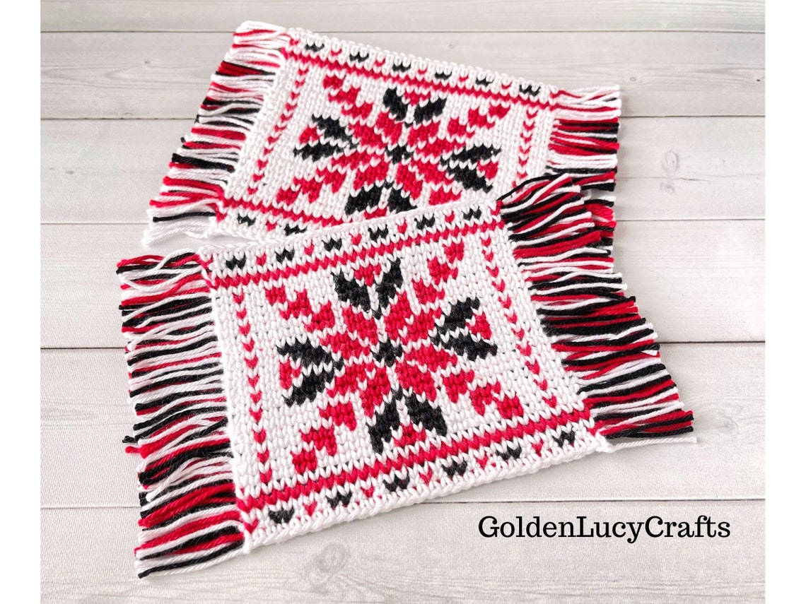 CROCHET PATTERN Ukrainian Coaster, Home Decor, Table Decor - Etsy