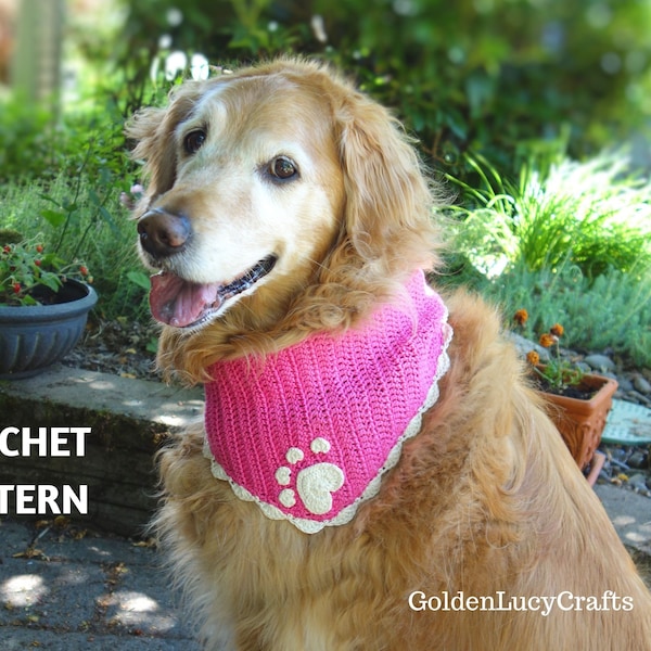 Crochet Dog Scarf - Etsy