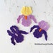 CROCHET PATTERN Iris Flower Applique Motif Embellishment - Etsy