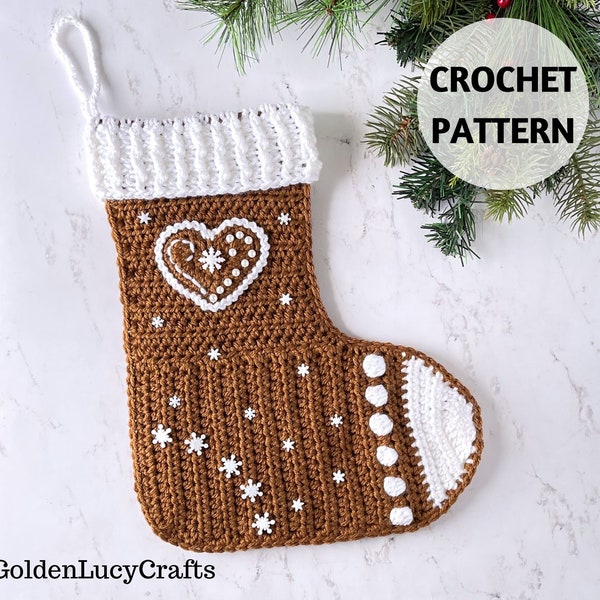 Gingerbread Stocking - Etsy