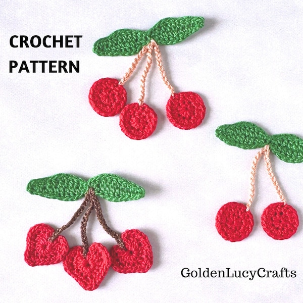 Cherry Applique - Etsy