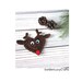 CROCHET PATTERN Reindeer Christmas Ornament Applique, Heart-shaped ...