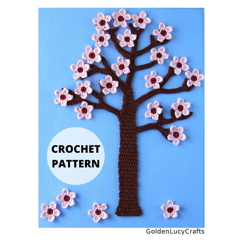 CROCHET PATTERN Four Seasons Tree, Winter, Spring, Summer, Fall - Etsy