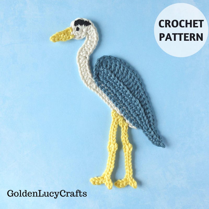 Blue Heron Bird - Etsy