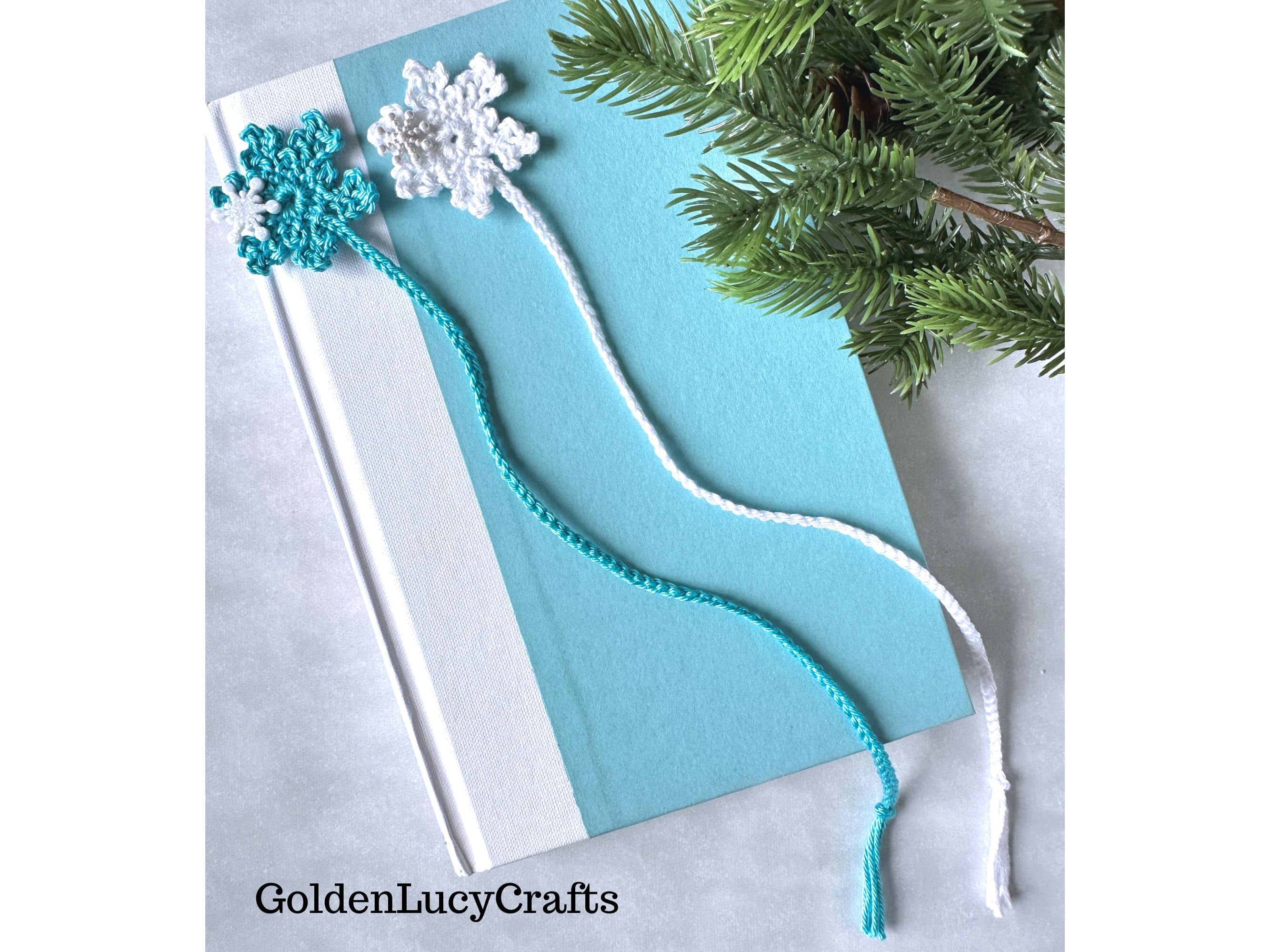 CROCHET PATTERN Snowflake Bookmark - Etsy