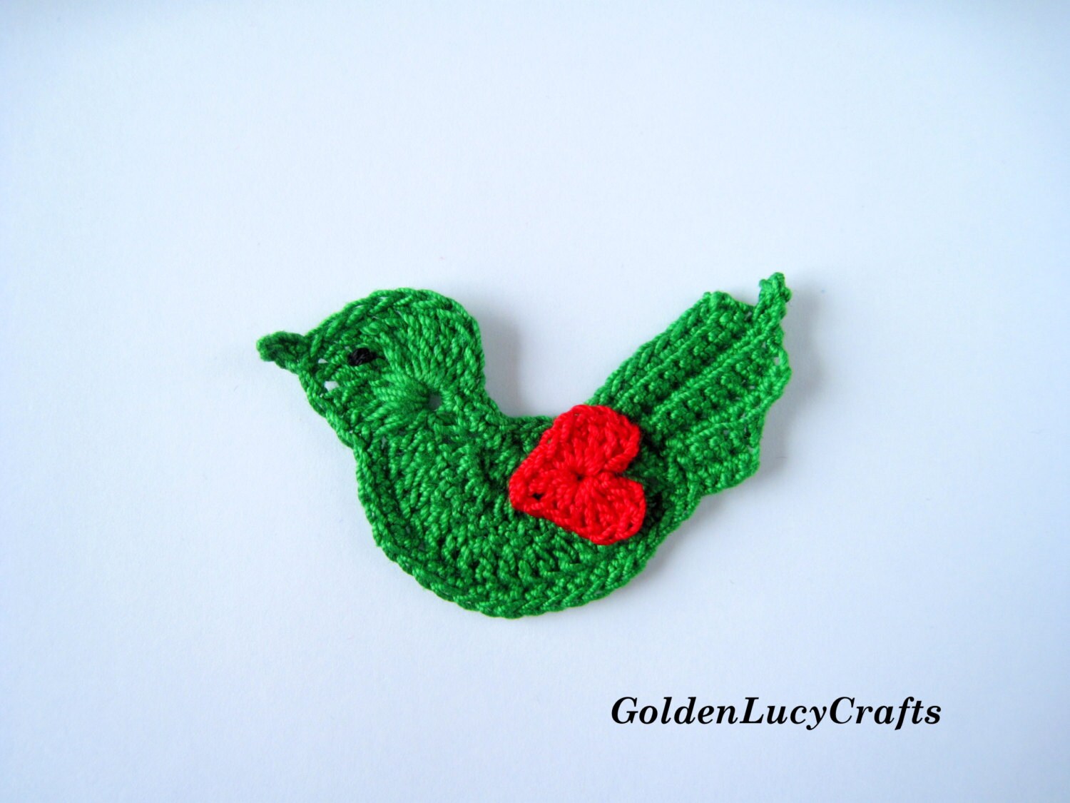 CROCHET PATTERN Bird Applique - Etsy