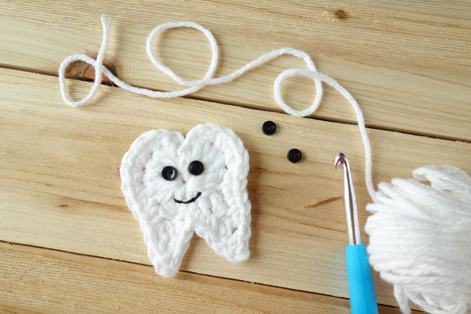 CROCHET PATTERN Tooth Applique Tooth Fairy Pouch Tooth Fairy - Etsy