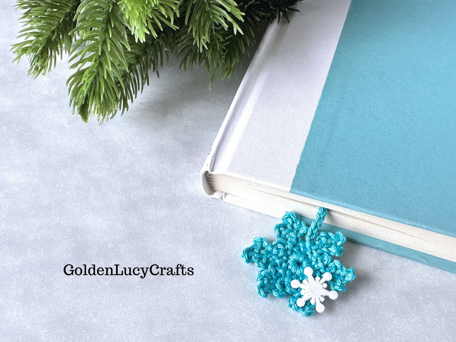 CROCHET PATTERN Snowflake Bookmark - Etsy