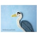 CROCHET PATTERN Blue Heron Applique Bird Motif Embellishment - Etsy