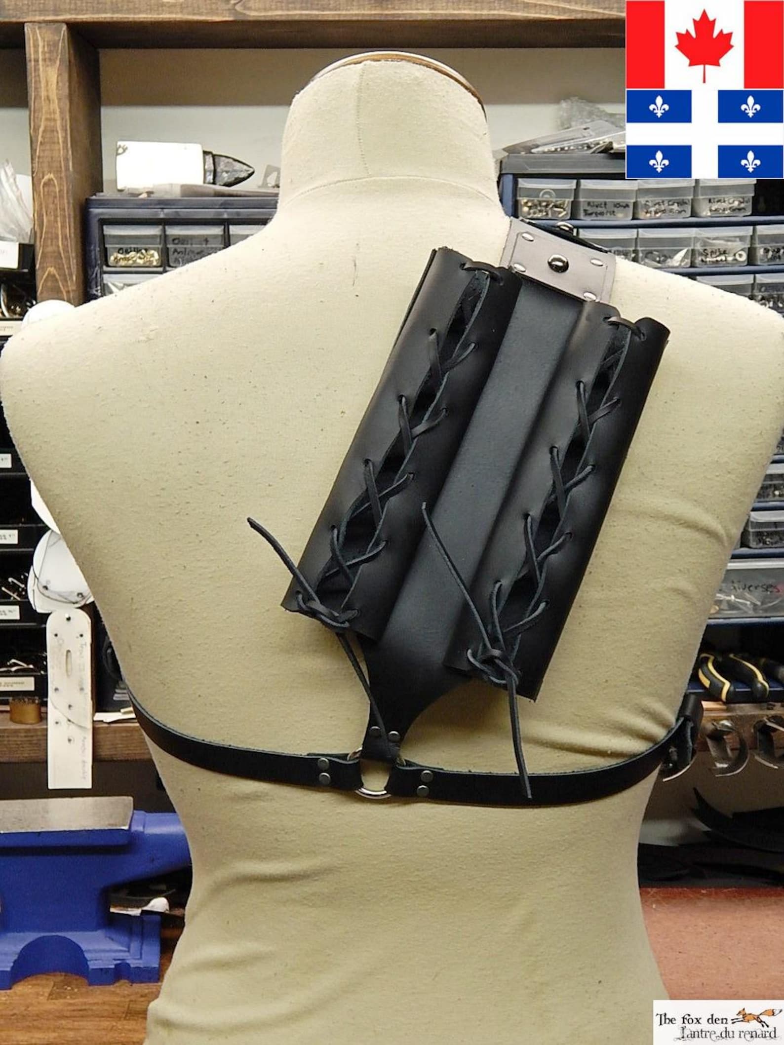 Leather Double Back Scabbard Designed for Metal Swords. Witcher Style ...