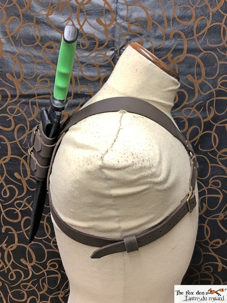 Leather Back Harness / Holder Specifically Design for Machete. - Etsy