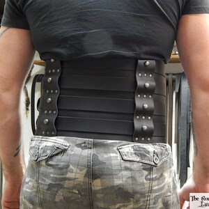 Gladiator/barbarian/viking Heavy Belt With 4 Removable Belt. Brown or ...