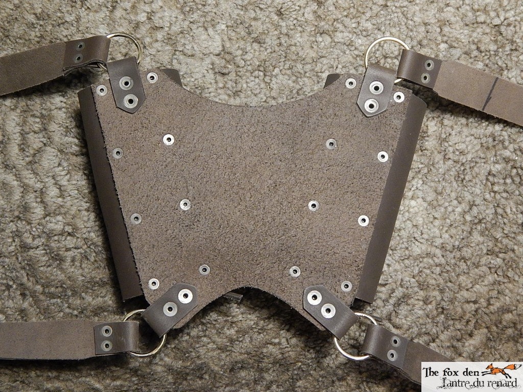 Double Leather Back Scabbard for Foam Sword, Luxury Version. LARP, SCA ...