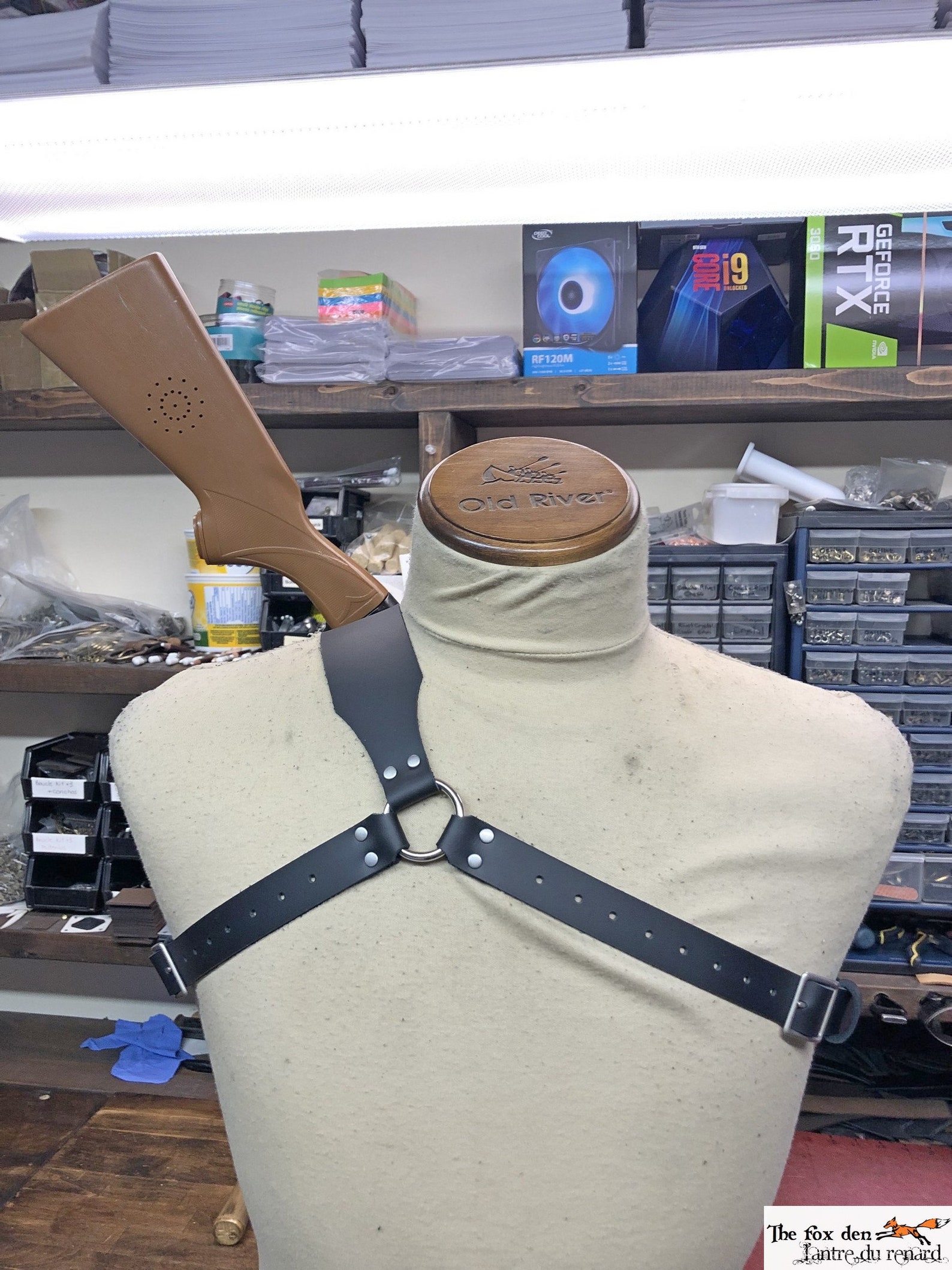 Leather Back Holster for Saw off Shotgun Double Barrel M1881 Street ...