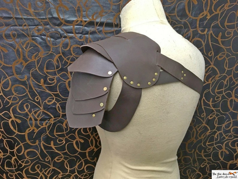 Gladiator Spartacus Leather Shoulder Armor , High Quality. SCA, LARP - Etsy