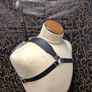 Witcher Luxury Single Back Scabbard for Metal or Foam Sword. Made of ...