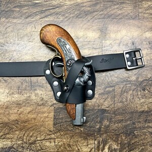 Mini Flintlock Holster With Integrated Straps to Wear on the Leg or Arm ...