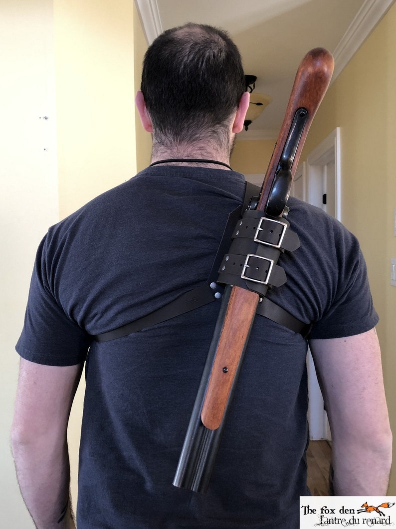 Leather Back Holster for Saw off Shotgun Double Barrel M1881 Street ...