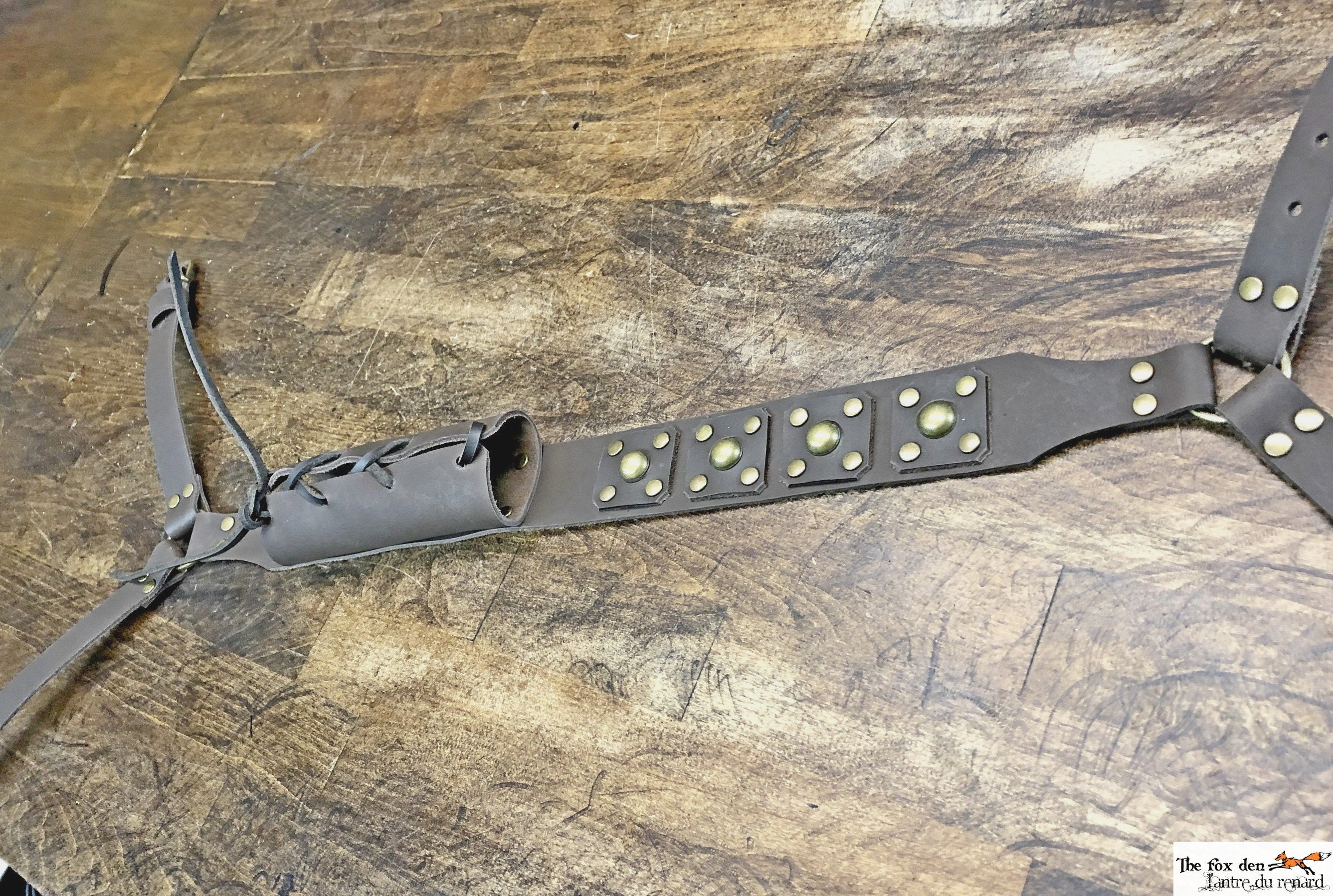 Kids Version Leather Back Scabbard for Foam or Metal Sword! High ...