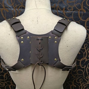 Vertical Leather Back Scabbard With Captain America Style Straps ...