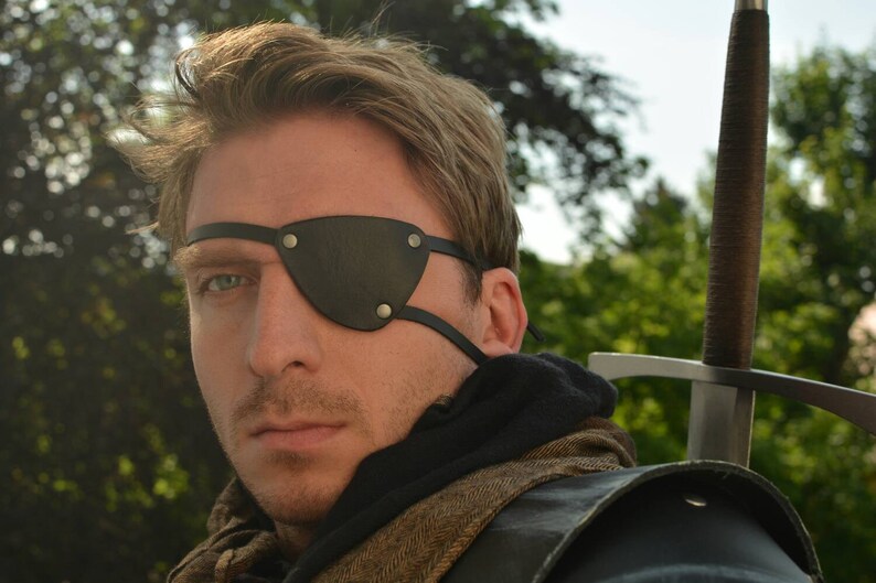 Metal Gear Solid V Snake Eye Patch Made of Thick Leather - Etsy