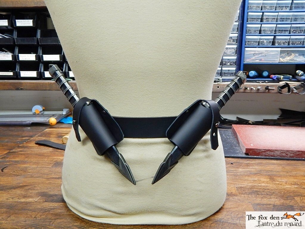 Latex Dagger Leather Sheath With a 45 Degree Angle LARP | Etsy Australia