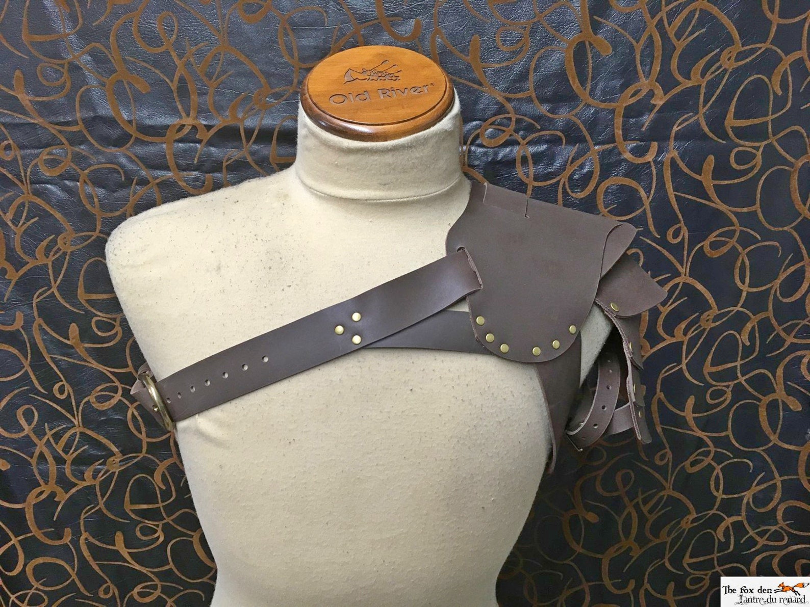 Gladiator Spartacus Leather Shoulder Armor , High Quality. SCA, LARP - Etsy