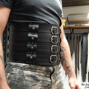 Gladiator/barbarian/viking Heavy Belt With 4 Removable Belt. Brown or ...