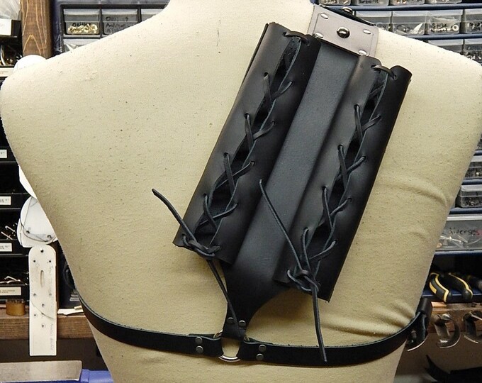 Leather Double Back Scabbard Designed for Metal Swords. Witcher Style ...