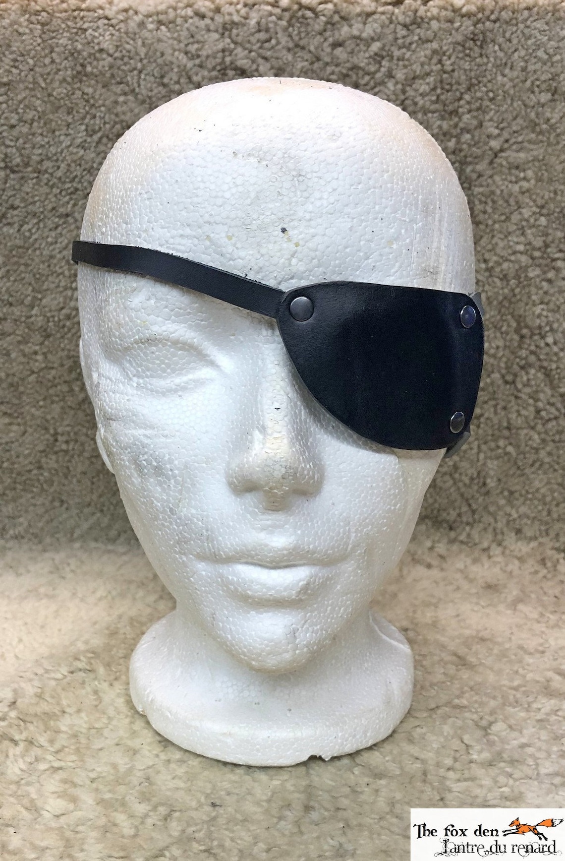 Metal Gear Solid Snake Eye Patch Made of Thick Leather | Etsy