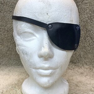 Metal Gear Solid Snake Eye Patch Made of Thick Leather | Etsy