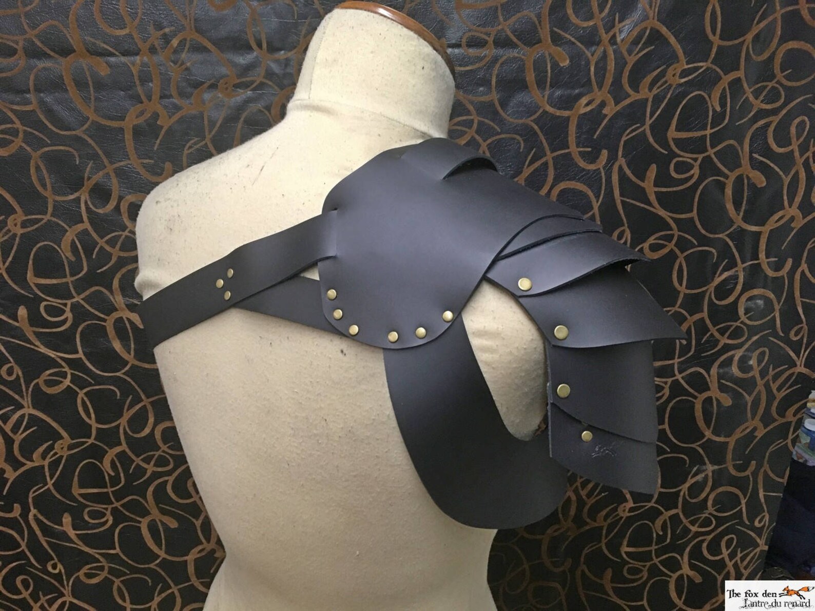 Gladiator Spartacus Leather Shoulder Armor , High Quality. SCA, LARP - Etsy