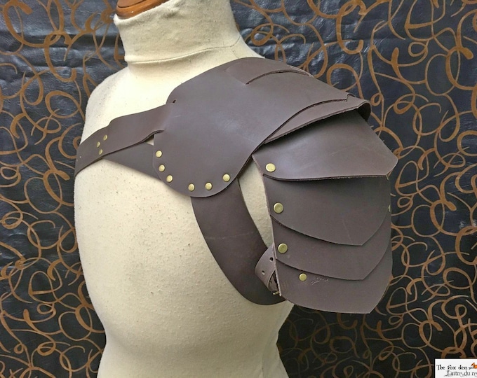 Gladiator Spartacus Leather Shoulder Armor , High Quality. SCA, LARP - Etsy